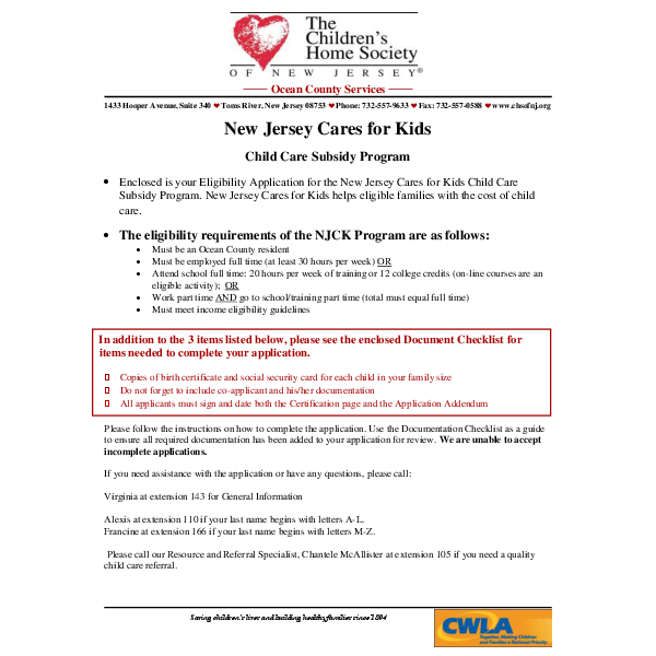 Program Information | LRRC