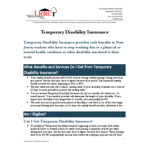 Program Information | LRRC