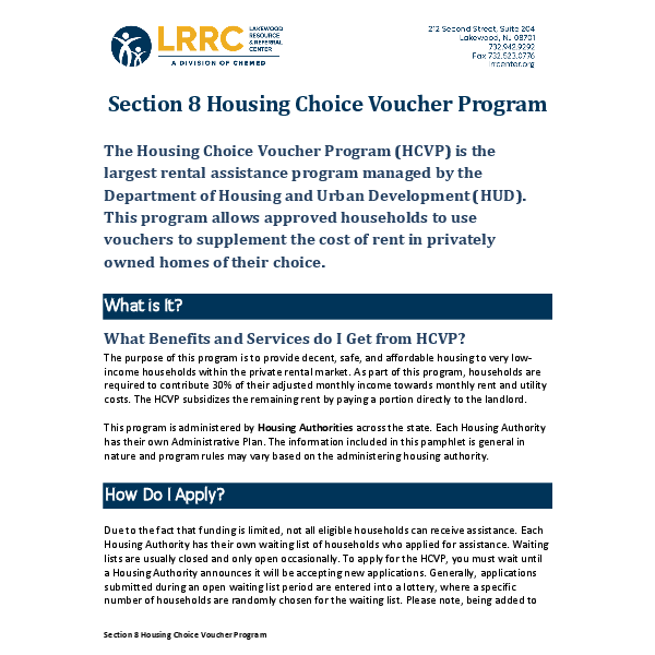 Program Information | LRRC