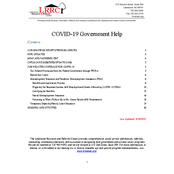 Program Information | LRRC